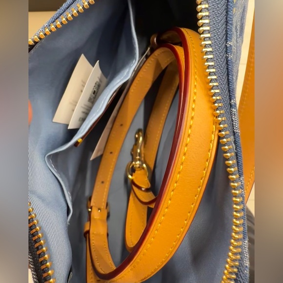 Coach | Bags | Nwtcoach Teri Shoulder Bag In Signature Denimcoach Caf82 ...